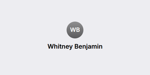 Whitney Benjamin on Vida
